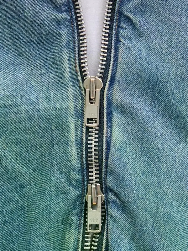 WON HUNDRED Zip-front Denim Jacket