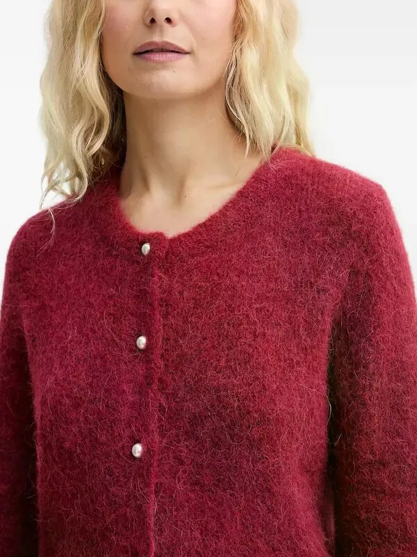 Munthe Button-front Textured Cardigan