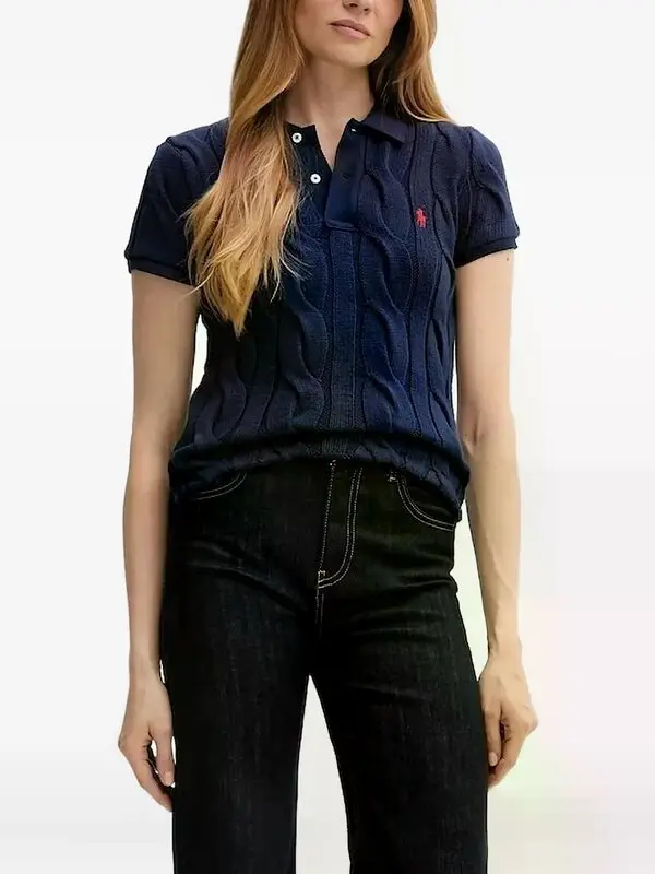 Polo Ralph Lauren Cable-knit Polo Shirt