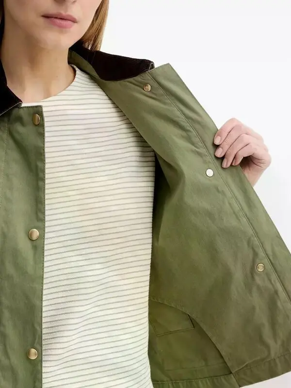 Marc O'polo Buttoned Jacket With Corduroy Collar