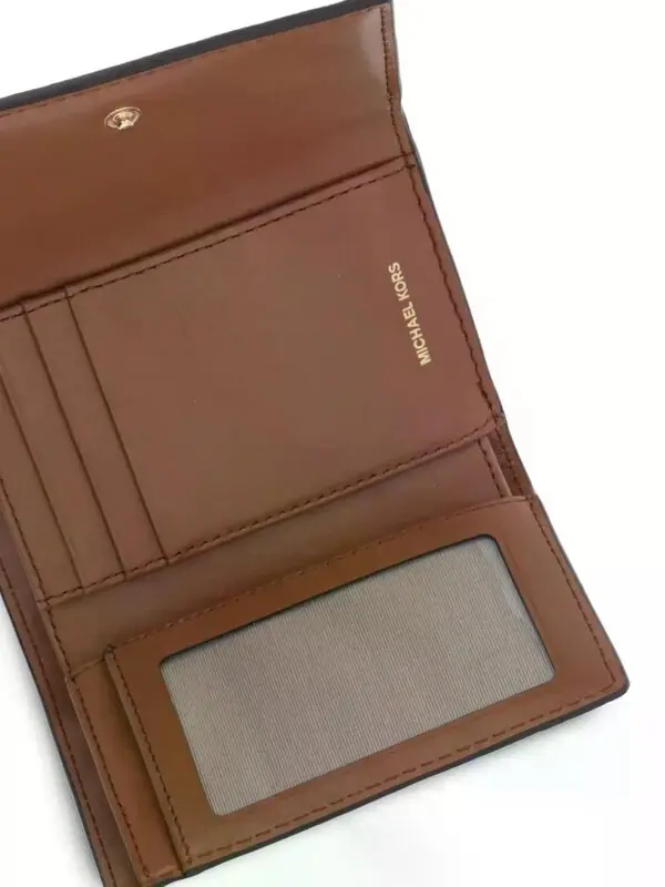 Michael Kors Leather Zip-top Wallet - Brown