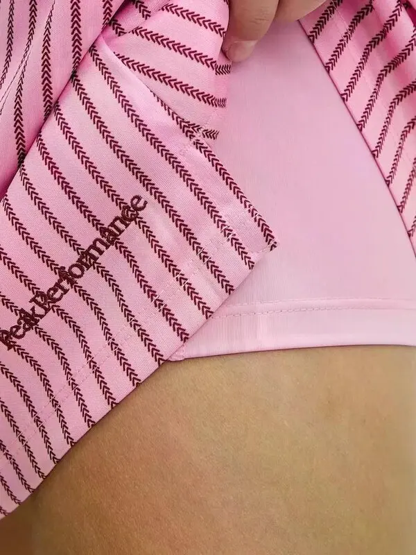 PEAK PERFORMANCE Pinstripe Mini Skirt
