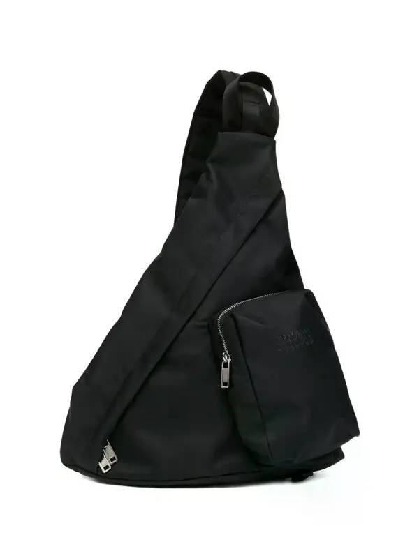 MAISON MARGIELA Asymmetric Zip Crossbody Bag - Black