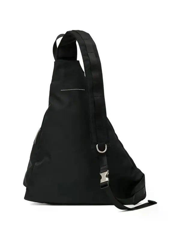 MAISON MARGIELA Asymmetric Zip Crossbody Bag - Black