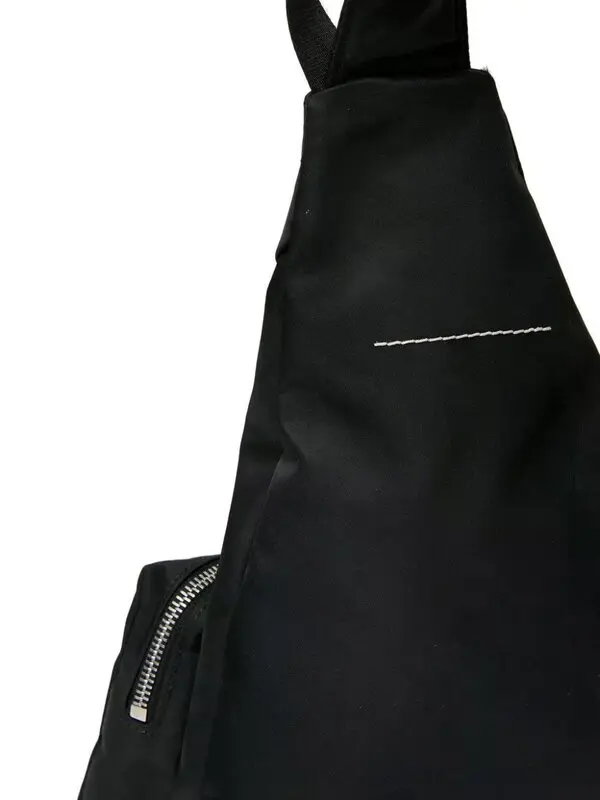 MAISON MARGIELA Asymmetric Zip Crossbody Bag - Black