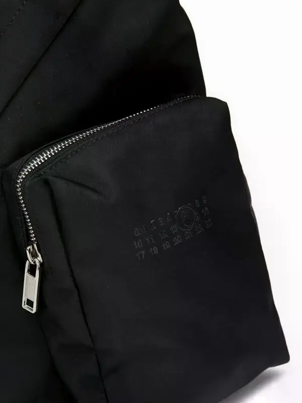 MAISON MARGIELA Asymmetric Zip Crossbody Bag - Black