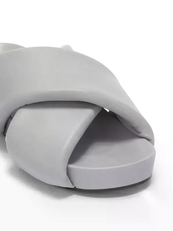 JIL SANDER Cross-over Leather Sandals