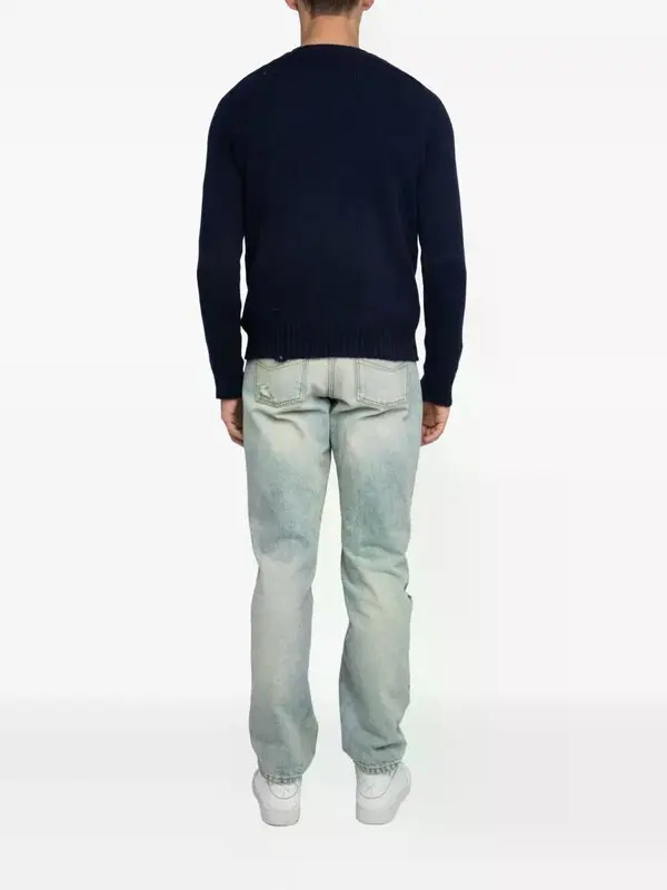 Zadig&Voltaire Crew Neck Wool Blend Sweater