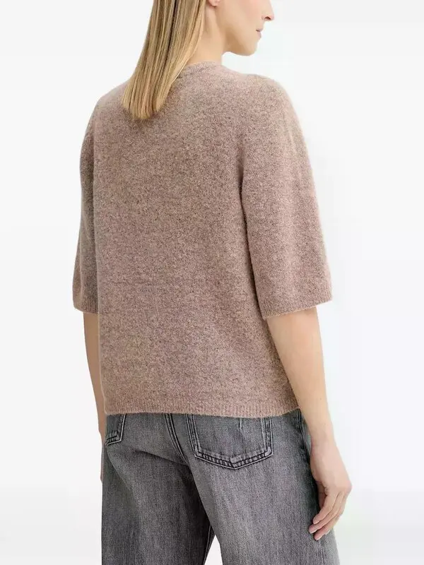 GESTUZ Crew Neck Sweater - Pink