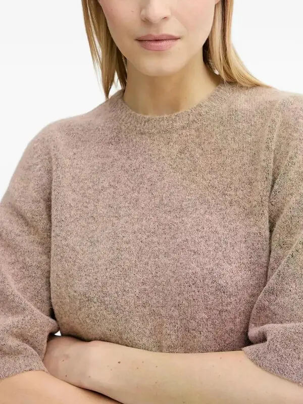 GESTUZ Crew Neck Sweater - Pink