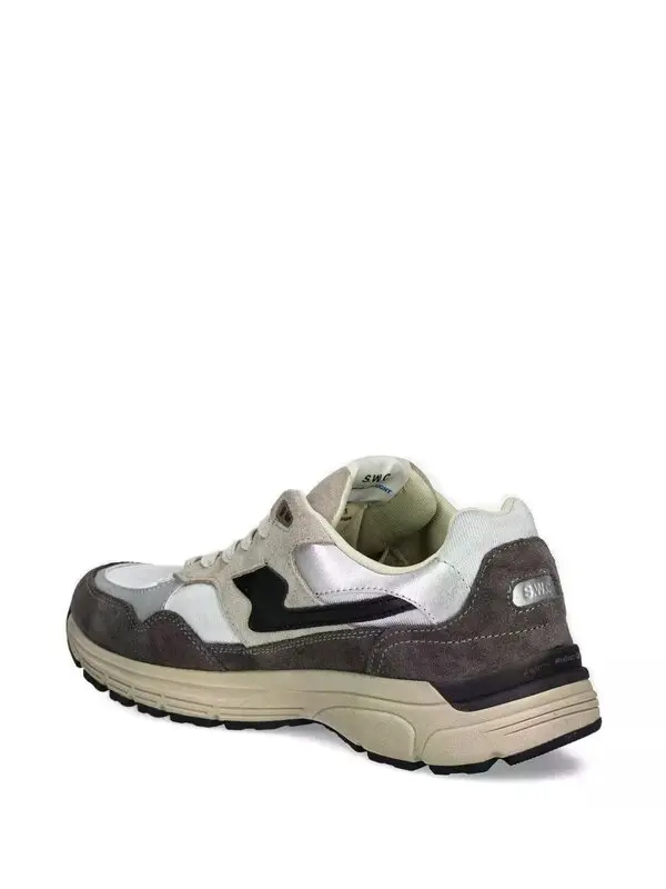 S.W.C STEPNEY WORKERS CLUB Amiel S-strike Suede Lace-up Sneakers - Grey
