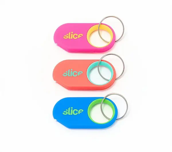 SLICE Set Of 3 Key Chain Safety Cutters - One-color