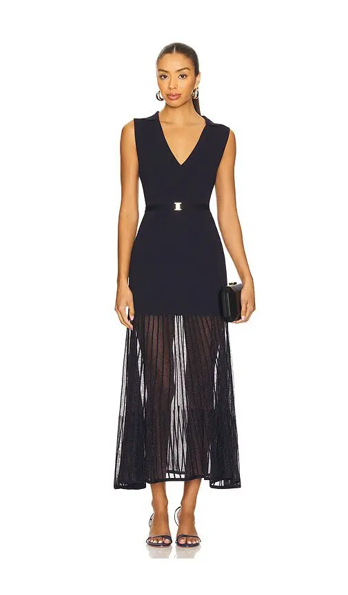 KARINA GRIMALDI Orla Knit Maxi Dress