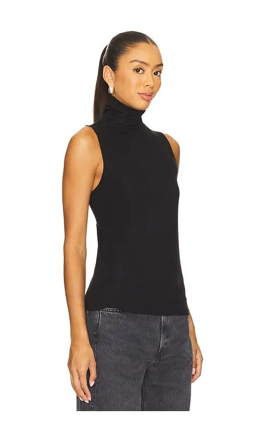 Vince Sleeveless Turtleneck Top
