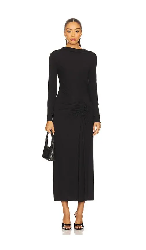 Simkhai Ferrera Midi Dress - Black
