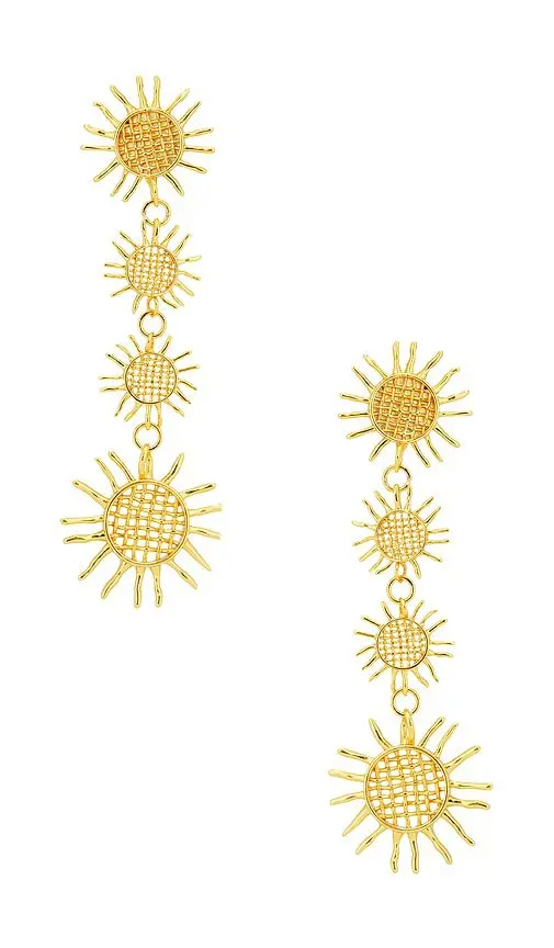 EMMA PILLS X Leslie Amon Aftersun Earrings - Gold