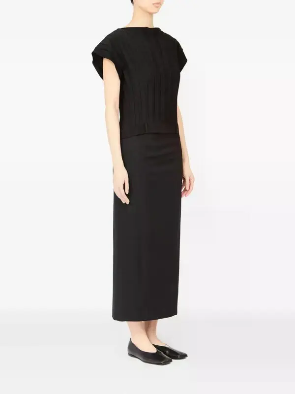 MAISON MARGIELA Pleated Short-sleeved Top