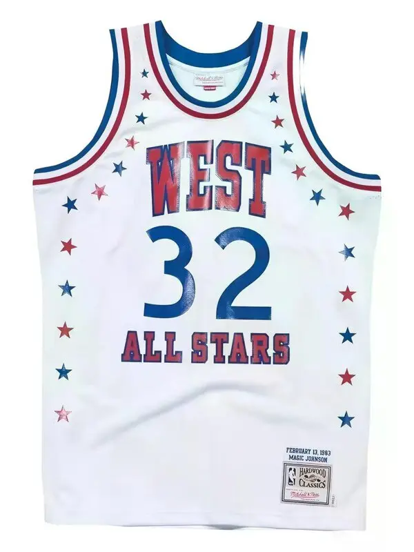 Mitchell & Ness Star-detailed Nba Jersey Vest - White