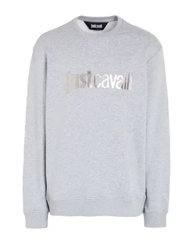 Just Cavalli Sweatshirt In Cotton - Grey