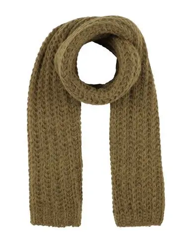 ARAGONA Scarf Military Baby Alpaca Wool, Merino Wool, Polyamide - Green