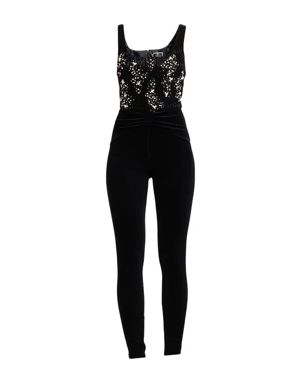 Elisabetta Franchi Jumpsuit With Sequins And Beads