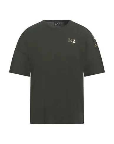 EA7 T-shirt Military Size Cotton - Green