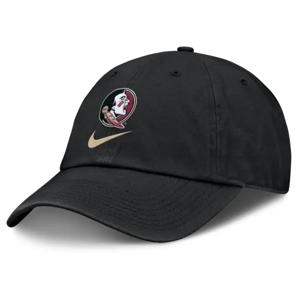 Nike Florida State Primetime Club College Adjustable Cap - Black