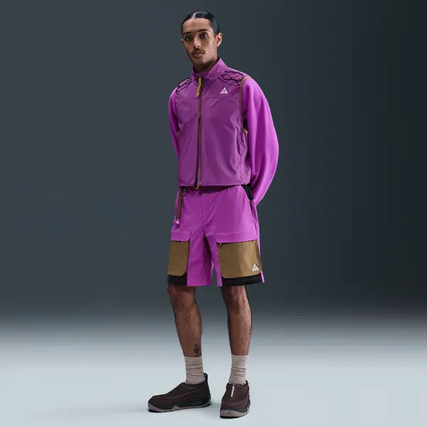 Nike Acg "smith Summit" Cargo Shorts - Purple