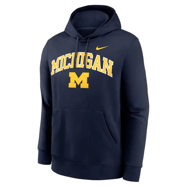 Nike Michigan Arch College Pullover Hoodie