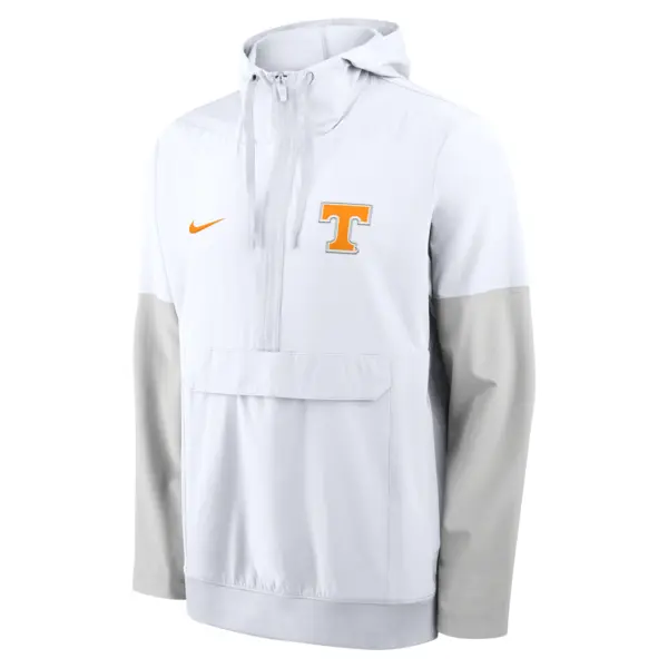 Nike Tennessee Anorak College 1/2-zip Hooded Jacket - White