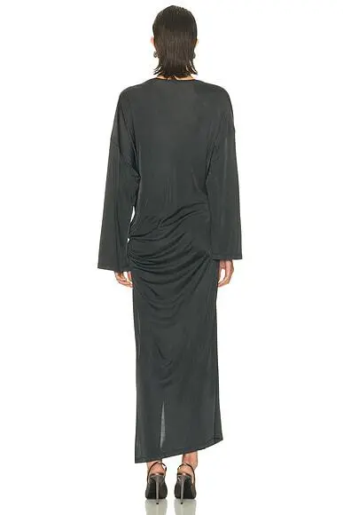 Attico Shiny Midi Dress