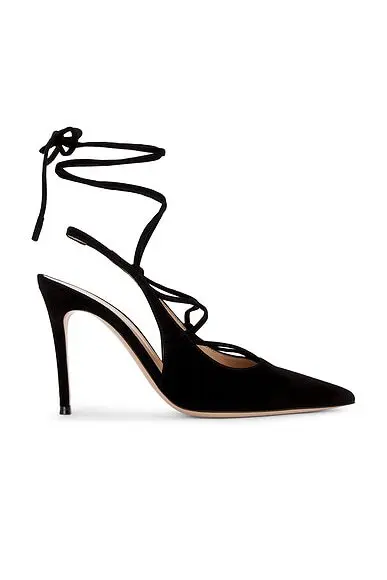 GIANVITO ROSSI Lace Up Stiletto Pumps