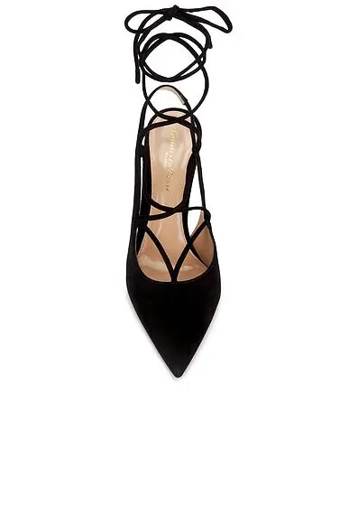 GIANVITO ROSSI Lace Up Stiletto Pumps