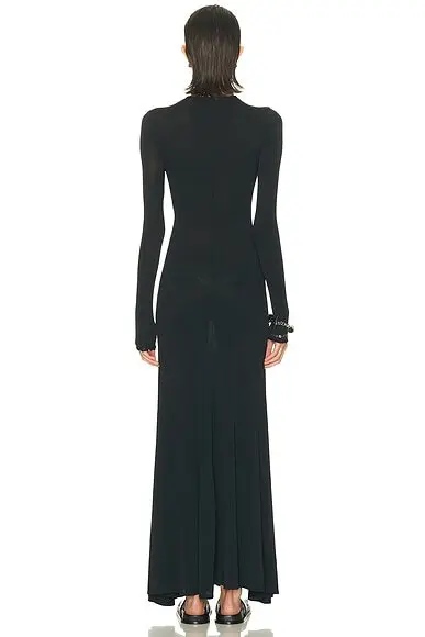 Rabanne Flower Cut Out Long Dress