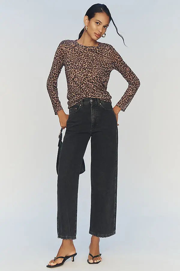 DL1961 Taylor High-rise Relaxed Barrel Jeans - Nightshade