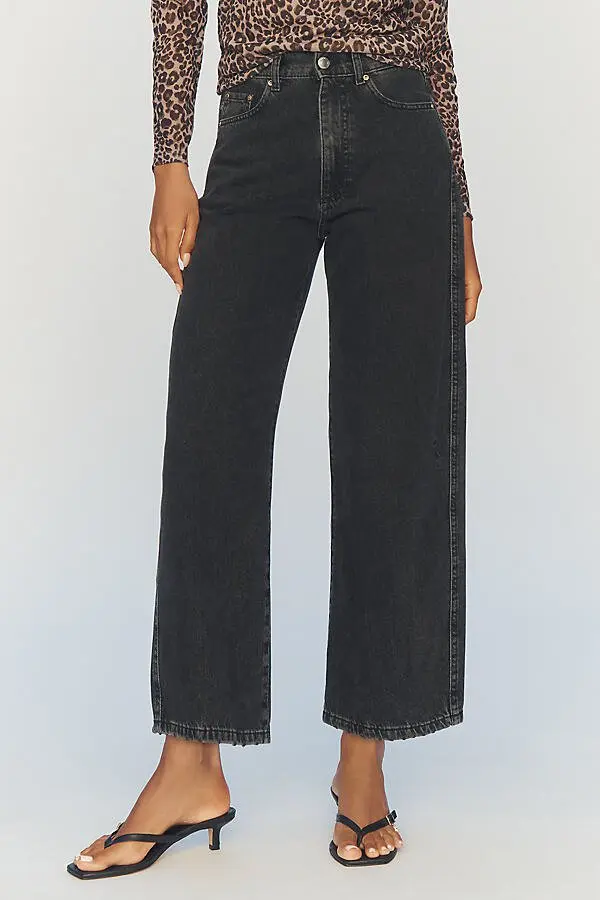 DL1961 Taylor High-rise Relaxed Barrel Jeans - Nightshade