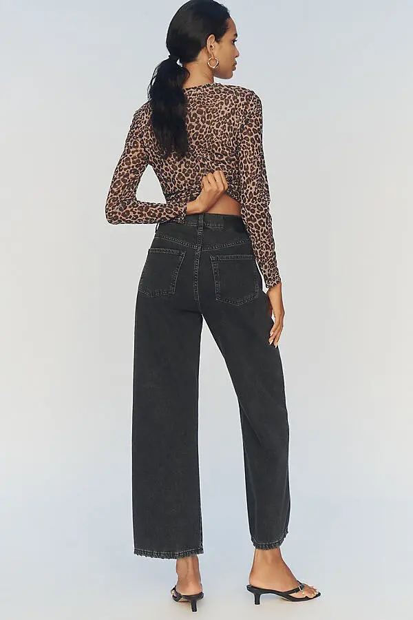 DL1961 Taylor High-rise Relaxed Barrel Jeans - Nightshade
