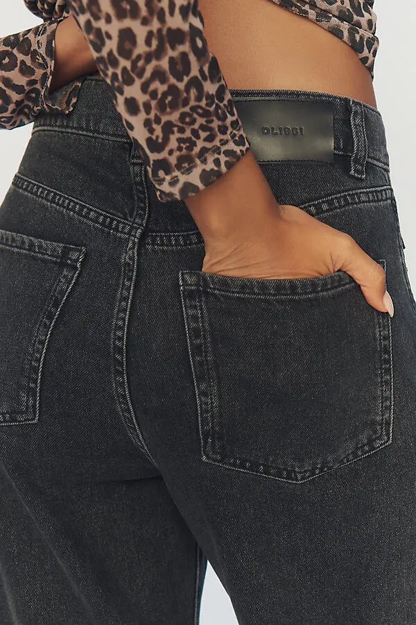 DL1961 Taylor High-rise Relaxed Barrel Jeans - Nightshade