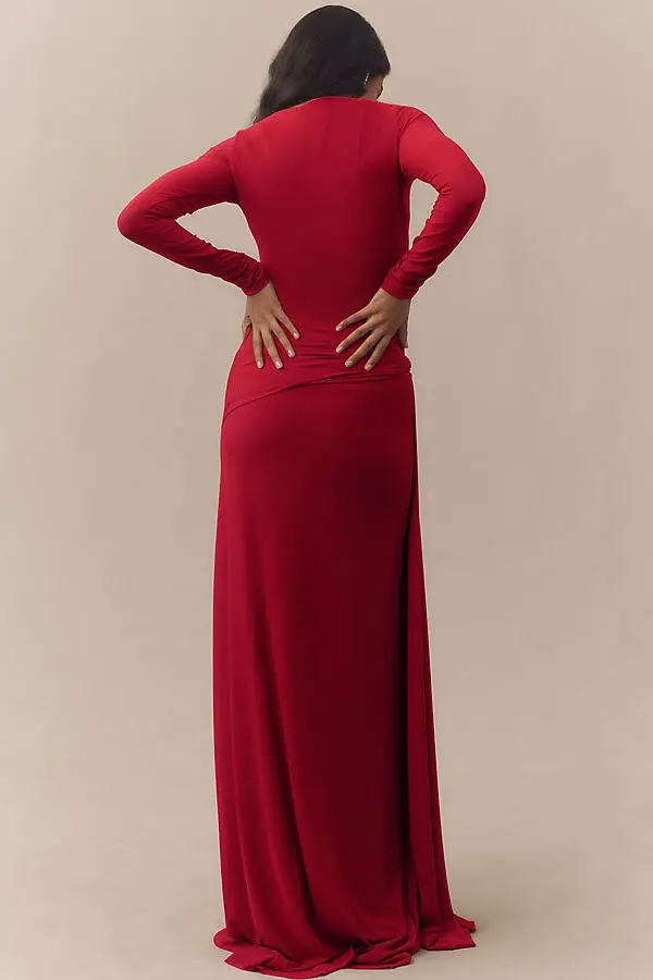 maxi dress for wedding guest Misha Midi Black / L main image 1