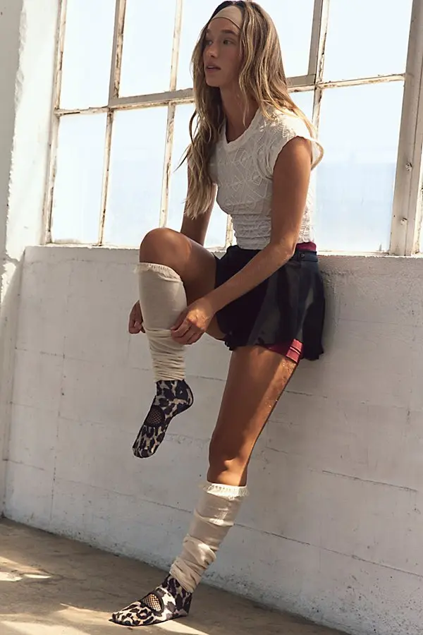 Free People Devoted Crochet Tee