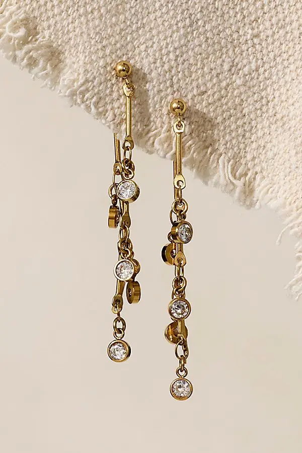 KOZAKH Bates Hoop Earrings - Gold
