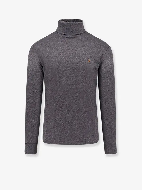 Polo Ralph Lauren Cotton Turtleneck Sweater - Grey