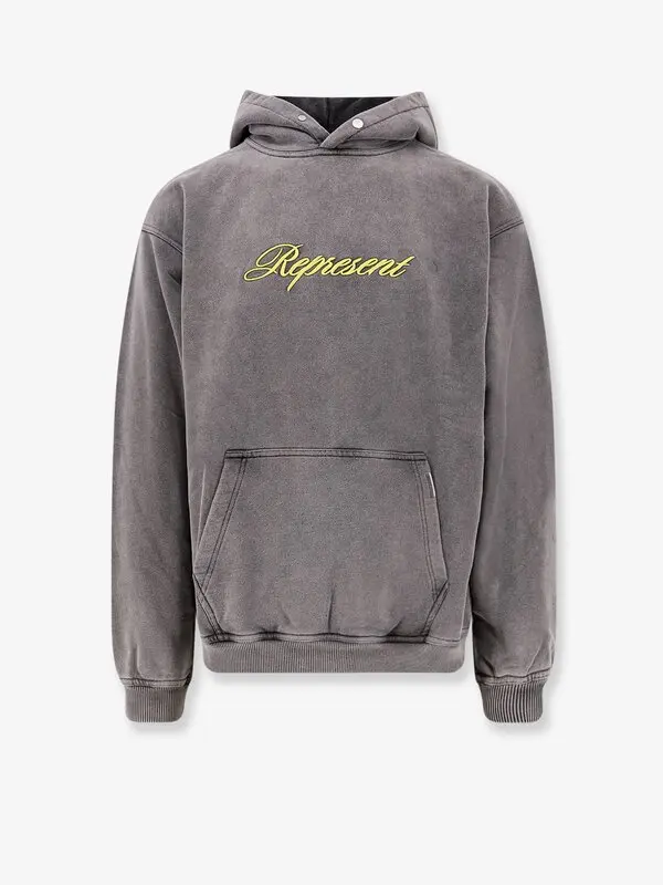 REPRESENT Hooded Cotton Sweatshirt