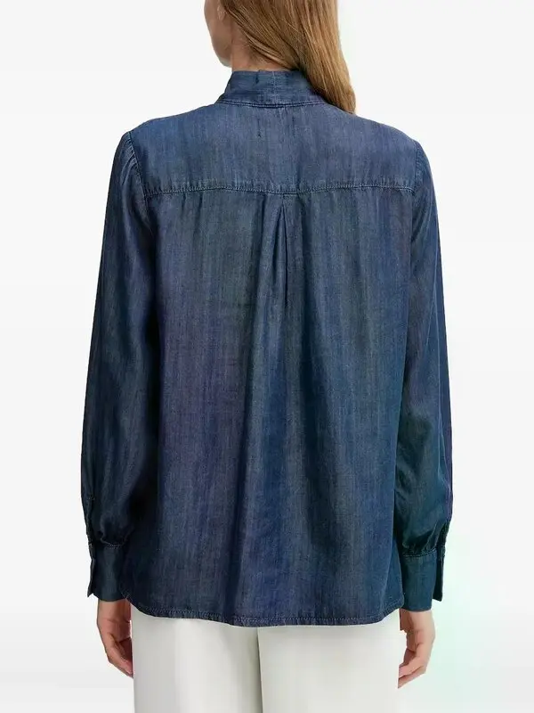 JOOP! Tie-neck Denim Shirt