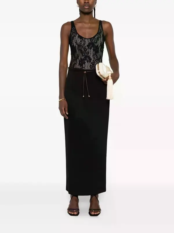 Zimmermann Floral Lace Bodysuit - Black