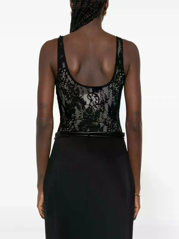 Zimmermann Floral Lace Bodysuit - Black