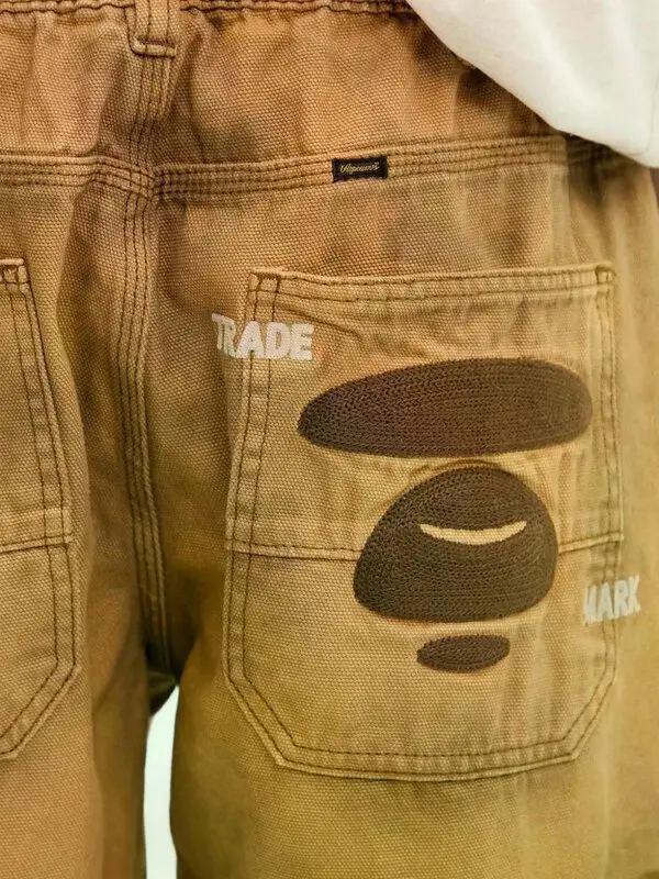 AAPE BY *A BATHING APE Embroidered Cargo Shorts