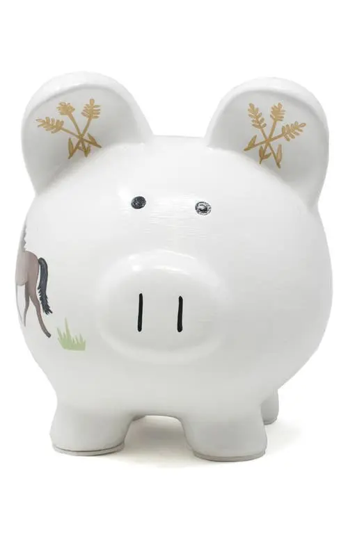 CHILD TO CHERISH Banyard Piggy Bank - White