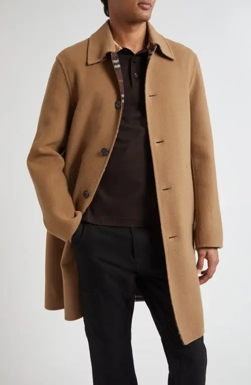 Burberry Worthing Wool Car Coat