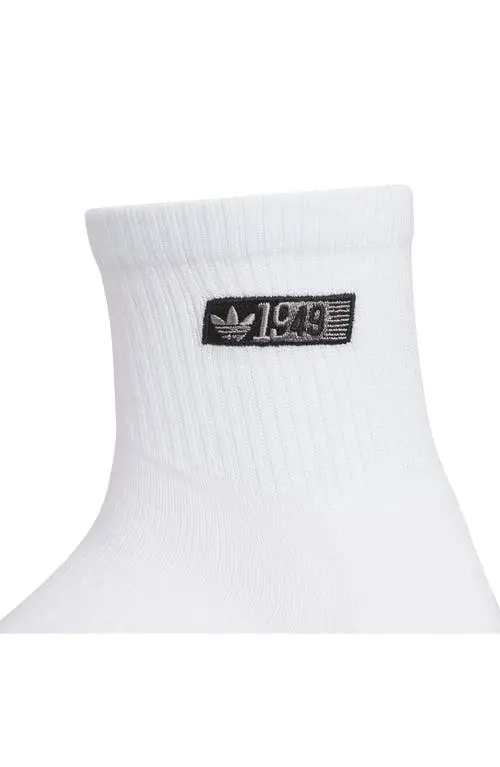 Adidas Assorted Performance High Quarter Crew Socks Pack Of 3